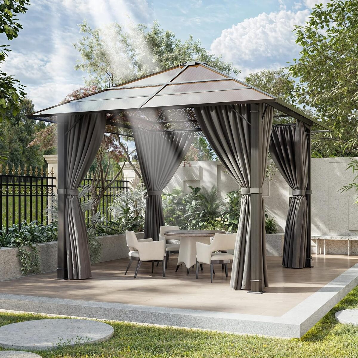 Test : tonnelle de jardin Devoko 3x3 en aluminium